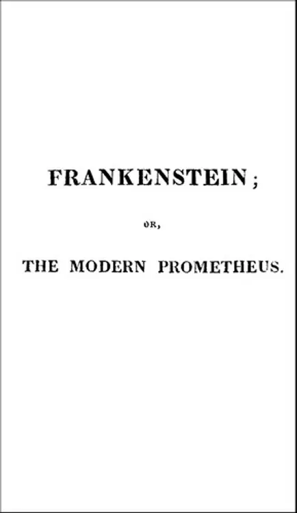 Frankenstein Mary Shelley 1818 | Reading Length